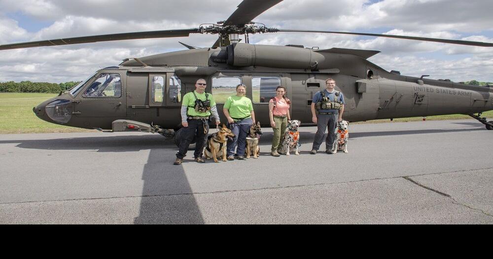 K9 teams get familiar with helicopter environment | Military Scene ...