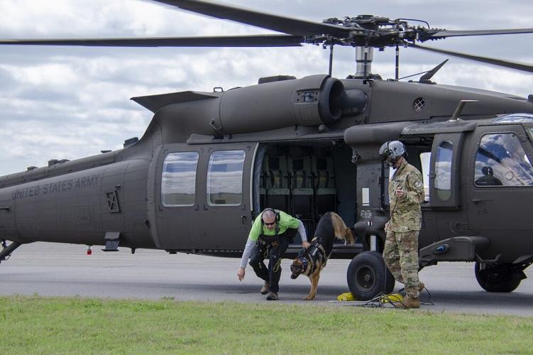 K9 teams get familiar with helicopter environment | Military Scene ...