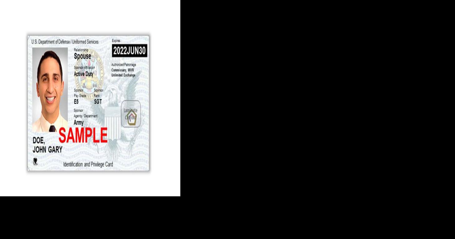 Change in the cards for retiree identification | Military Scene ...