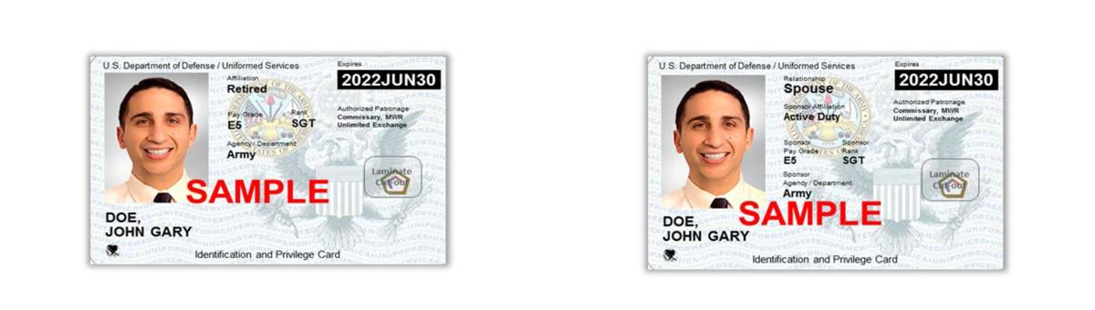 Change in the cards for retiree identification | Military Scene ...