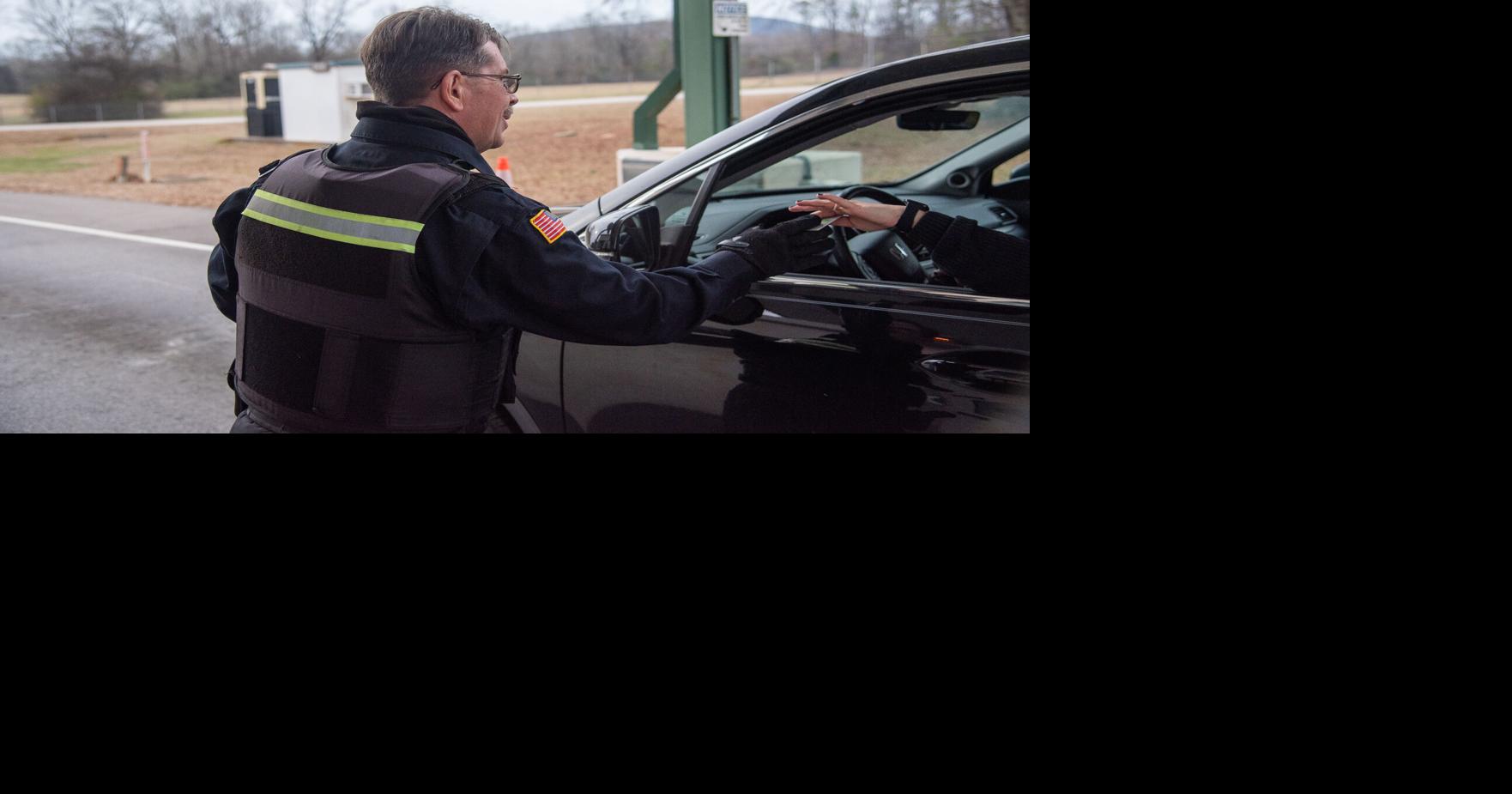 Gate guards enforce entry procedure change | News | theredstonerocket.com