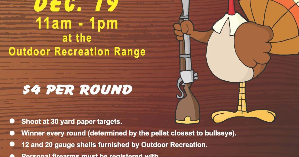 Annual turkey shoot on target for Outdoor Recreation | Win Or Lose ...