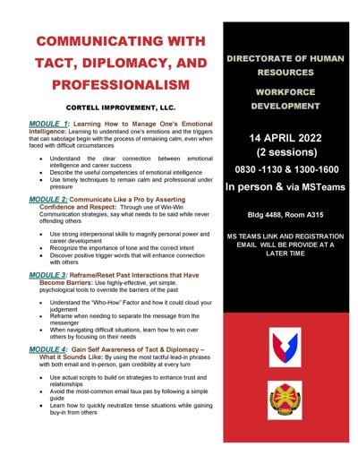 Communicate with tact, diplomacy, professionalism | News ...