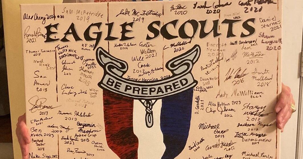 Outgoing troop leader leaves legacy of Eagle Scouts | Military Scene ...
