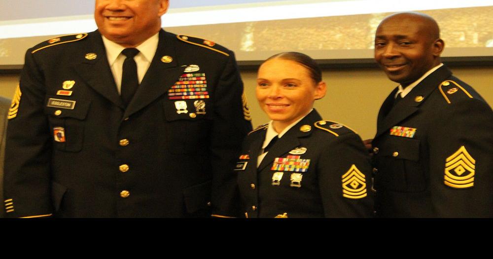 First sergeants receive annual awards for leadership | Military Scene ...