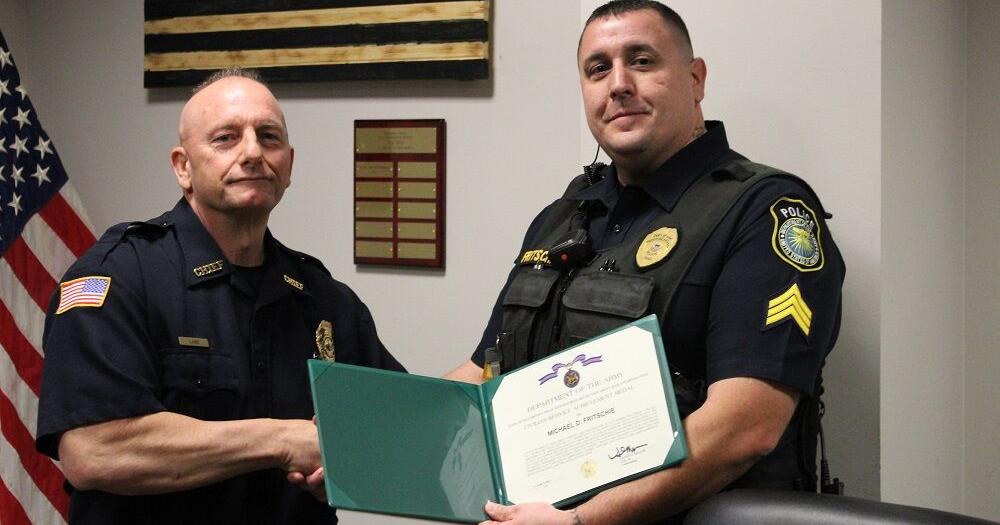 Redstone presents police officer of year award | News ...