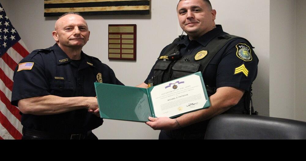 Redstone presents police officer of year award | News ...