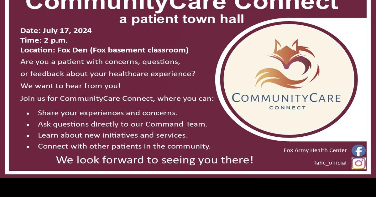 Fox Army Health Center planning an open meeting | News ...