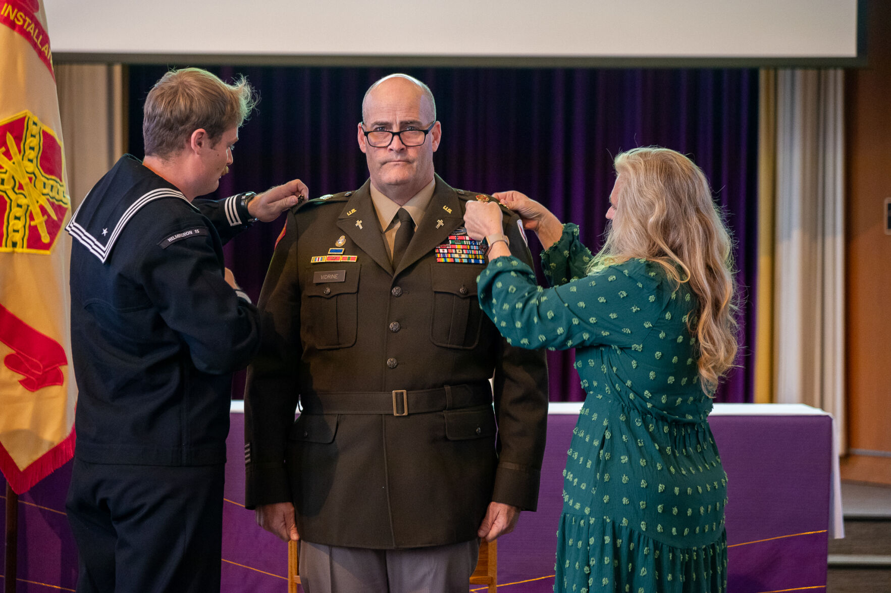 Light shines on newly promoted chaplain and family | Military Scene ...