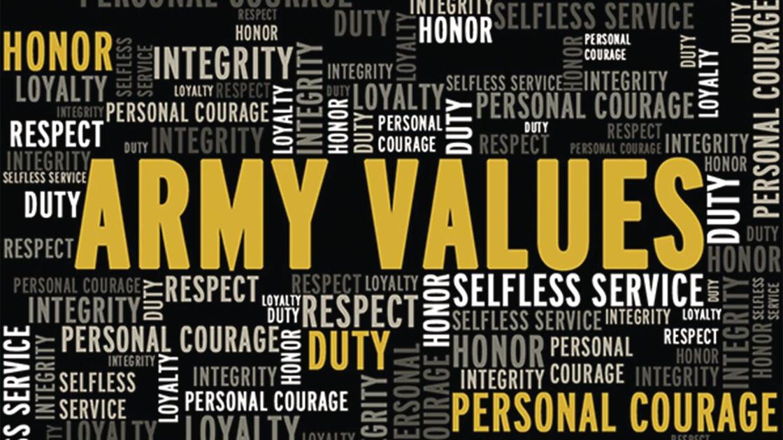 Army values begin with loyalty, sustaining readiness | Military Scene ...