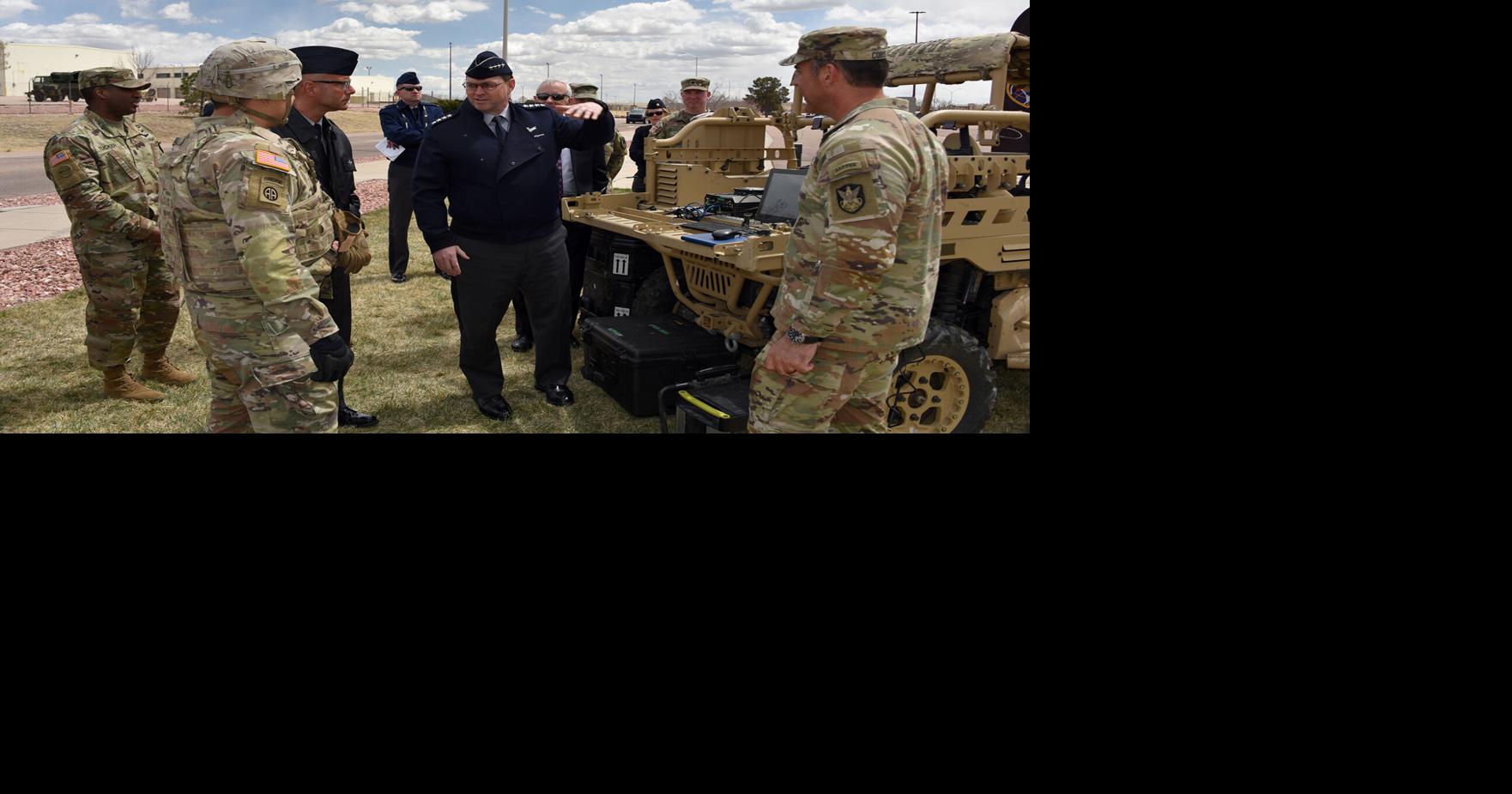 Space operations leader visits 1st Space Brigade | Military Scene ...