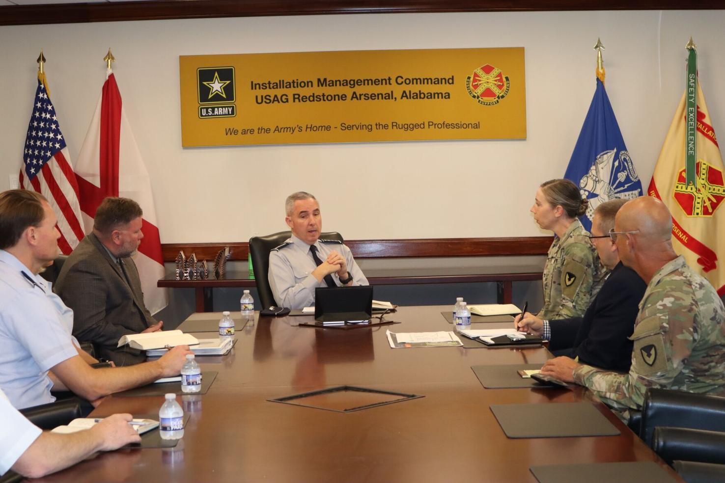 Space Command leader tours future home Redstone | Military Scene ...