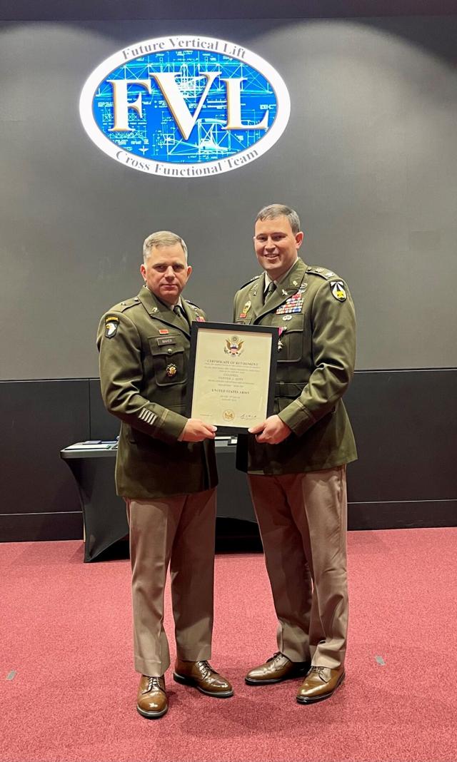 Aviation officer, combat veteran retires to next chapter | Military ...