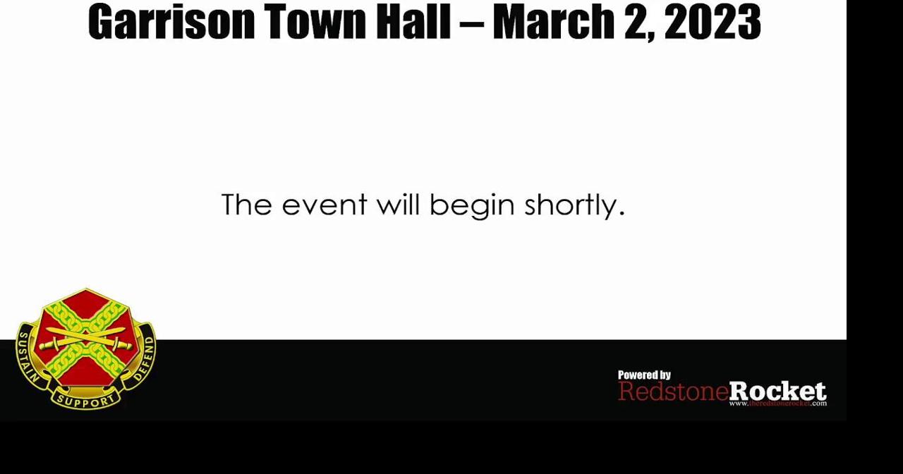 Garrison Town Hall – March 2, 2023 | Multimedia | theredstonerocket.com