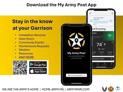 Information at your fingertips: My Army Post App | Military Scene ...