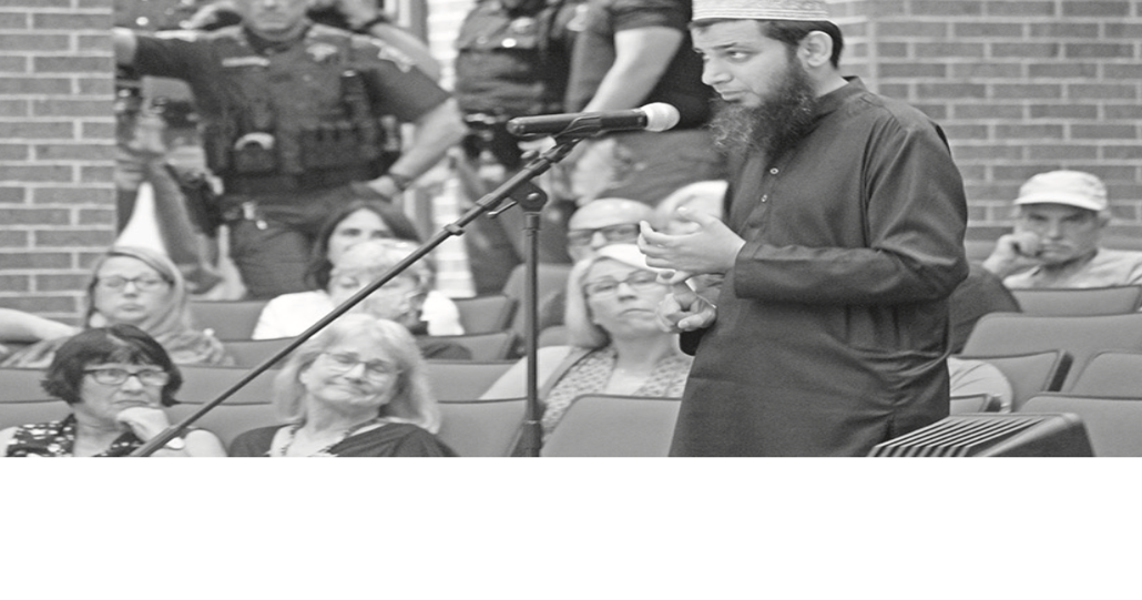 Dr Bilal Siddiqui Speaks During The Public Comment Portion Of The Aug