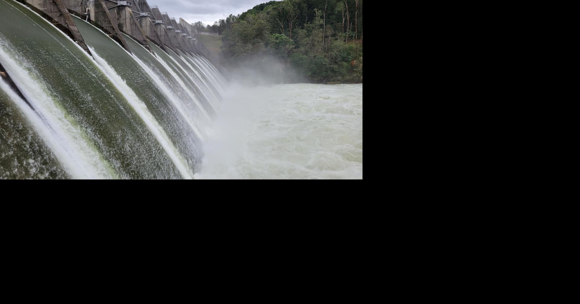 River level approaching normal level at Nolichucky Dam after reaching ...
