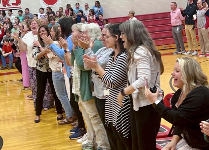 RCS watches, screams as Missy Testerman named National Teacher of the ...