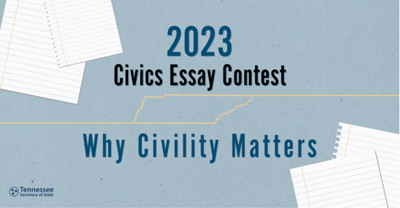 Secretary of State Tre Hargett announces statewide Civics Essay Contest ...