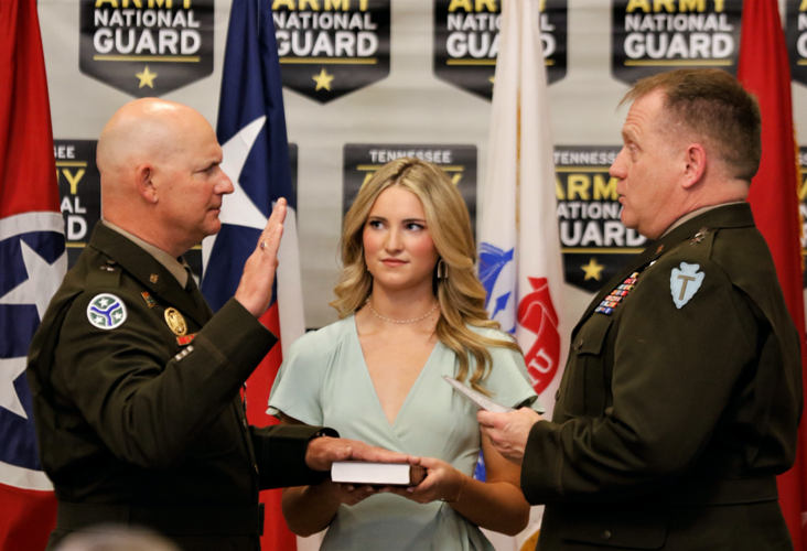 John "Brad" Bowlin promoted to brigadier general in Mount Carmel armory ...