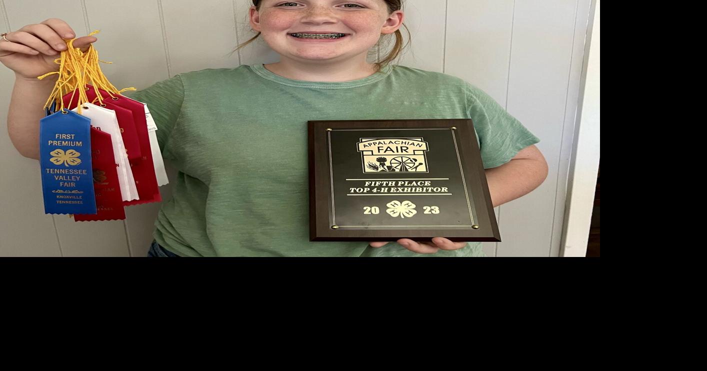 Hawkins 4-H member Callie Parsons earned 51 ribbons in 2023 fairs ...