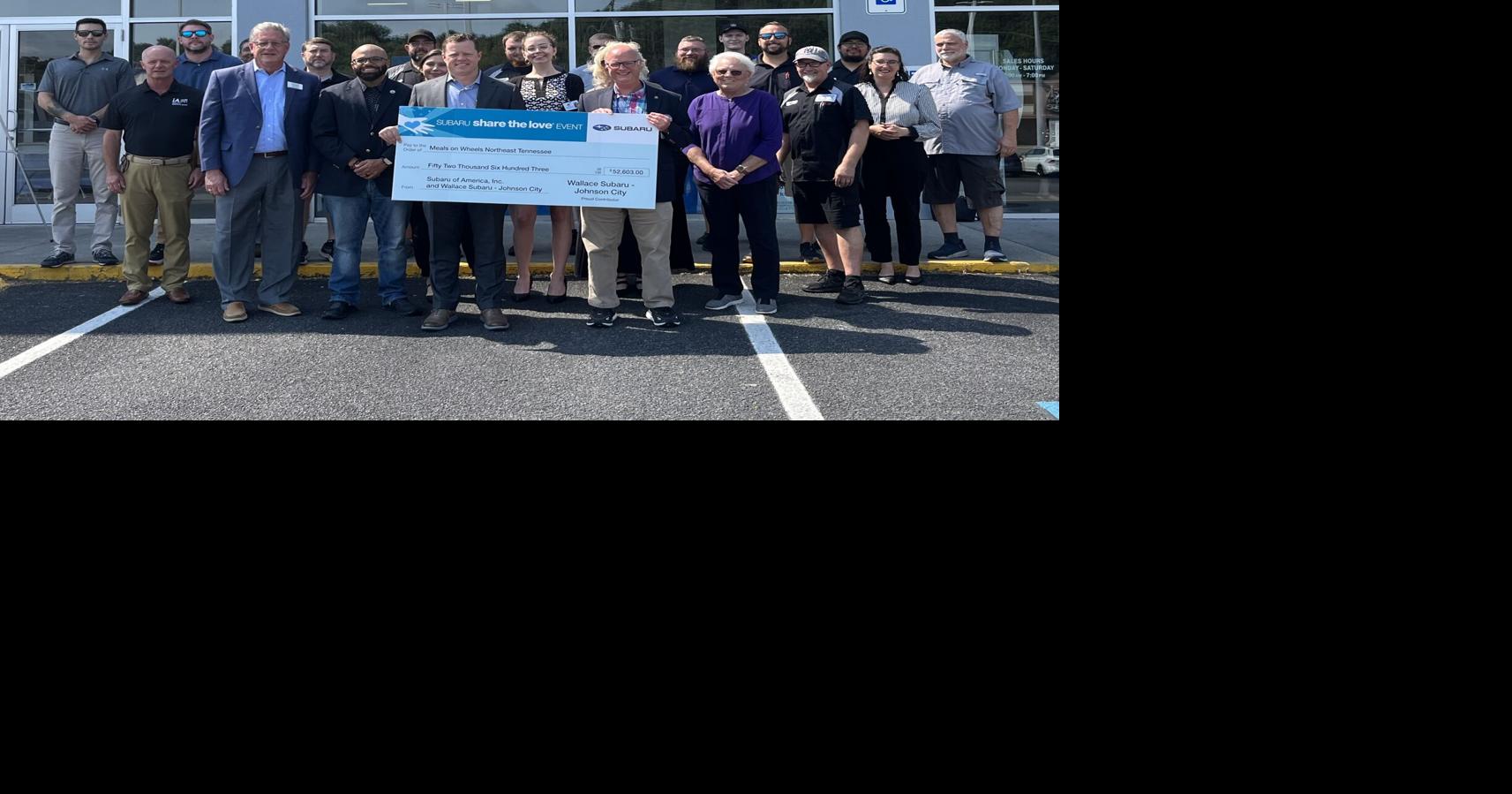 Wallace Subaru donates $52K to Meals on Wheels Northeast Tennessee ...