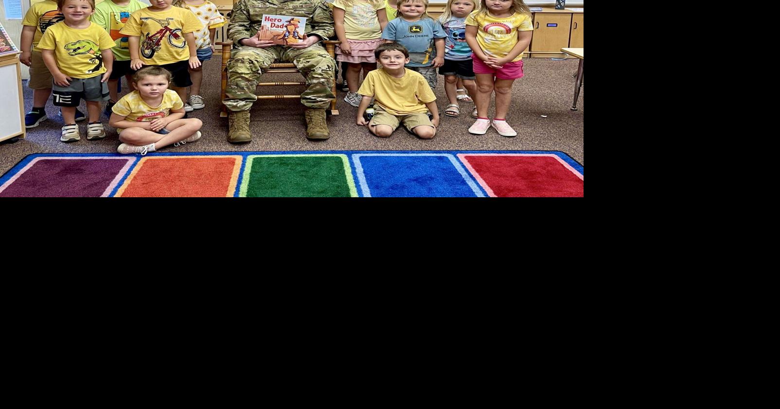 Airman Christopher Buruca-Cruz visits JRP to read to kindergarteners ...
