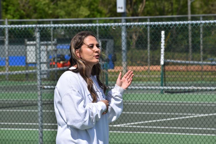 PHOTO GALLERY: Volunteer celebrates senior tennis players | Multimedia ...