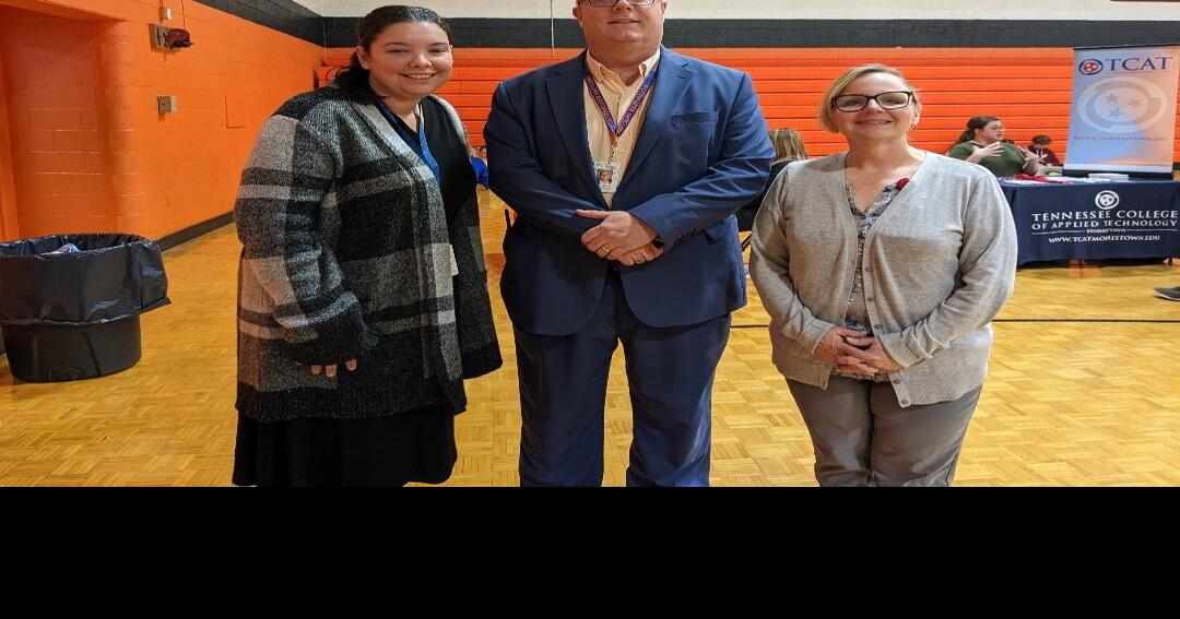 Vice Principal Kevin Hilton with instuctors Jennifer Kremmer and Lori ...