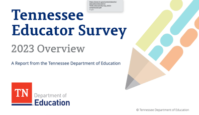 TDOE, TERA Release Results of 2023 Tennessee Educator Survey ...