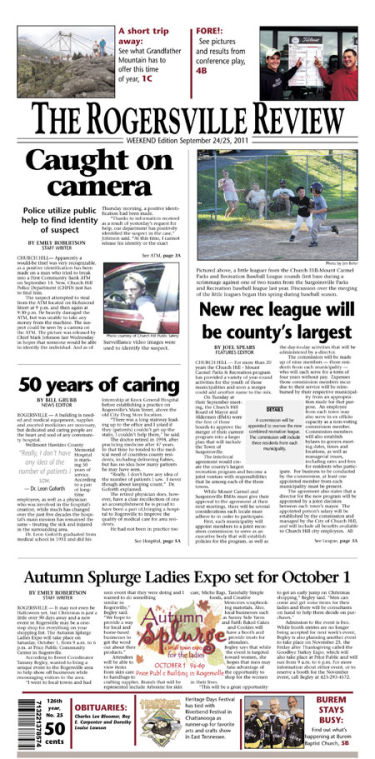 In the Weekend edition | News | therogersvillereview.com