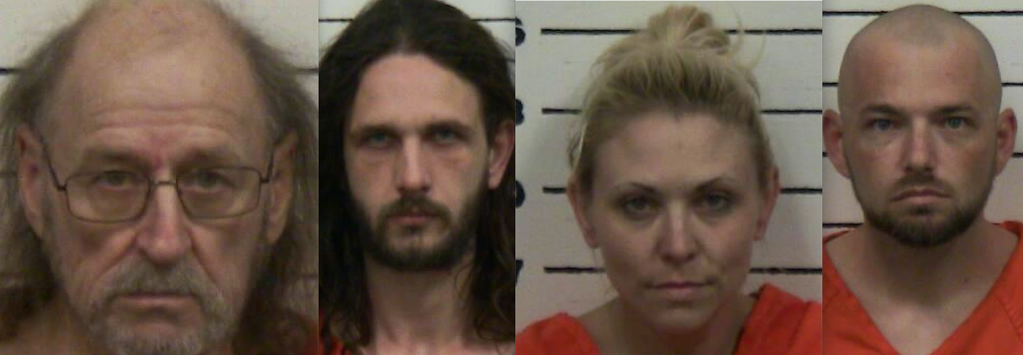 Four charged when tipster leads HCSO to large stash of meth, heroin ...
