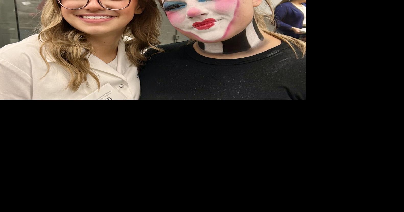 Lily Ellis competed in Regional SkillsUSA Fantasy makeup with Katie ...