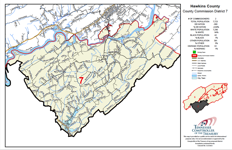 PHOTO GALLERY: Hawkins County's seven voting district maps ...