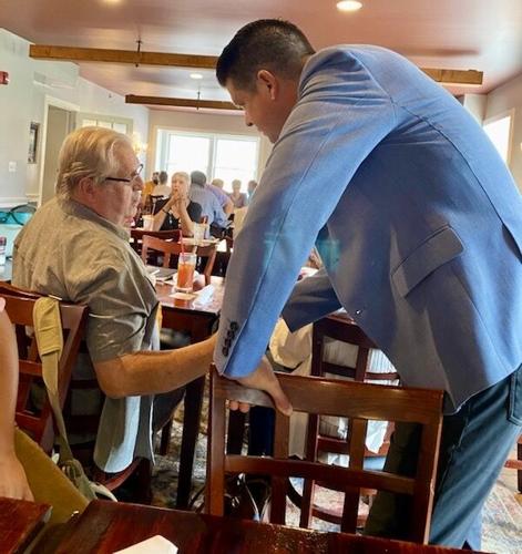 Dem governor candidate Dr. Jason Martin campaigns in Rogersville | News ...