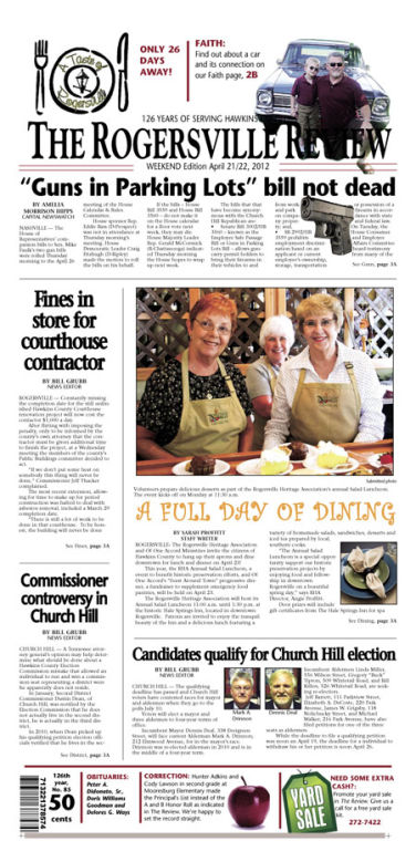 In the Weekend edition | News | therogersvillereview.com