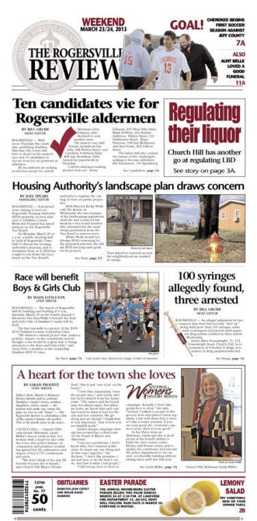 In the Weekend edition | News | therogersvillereview.com