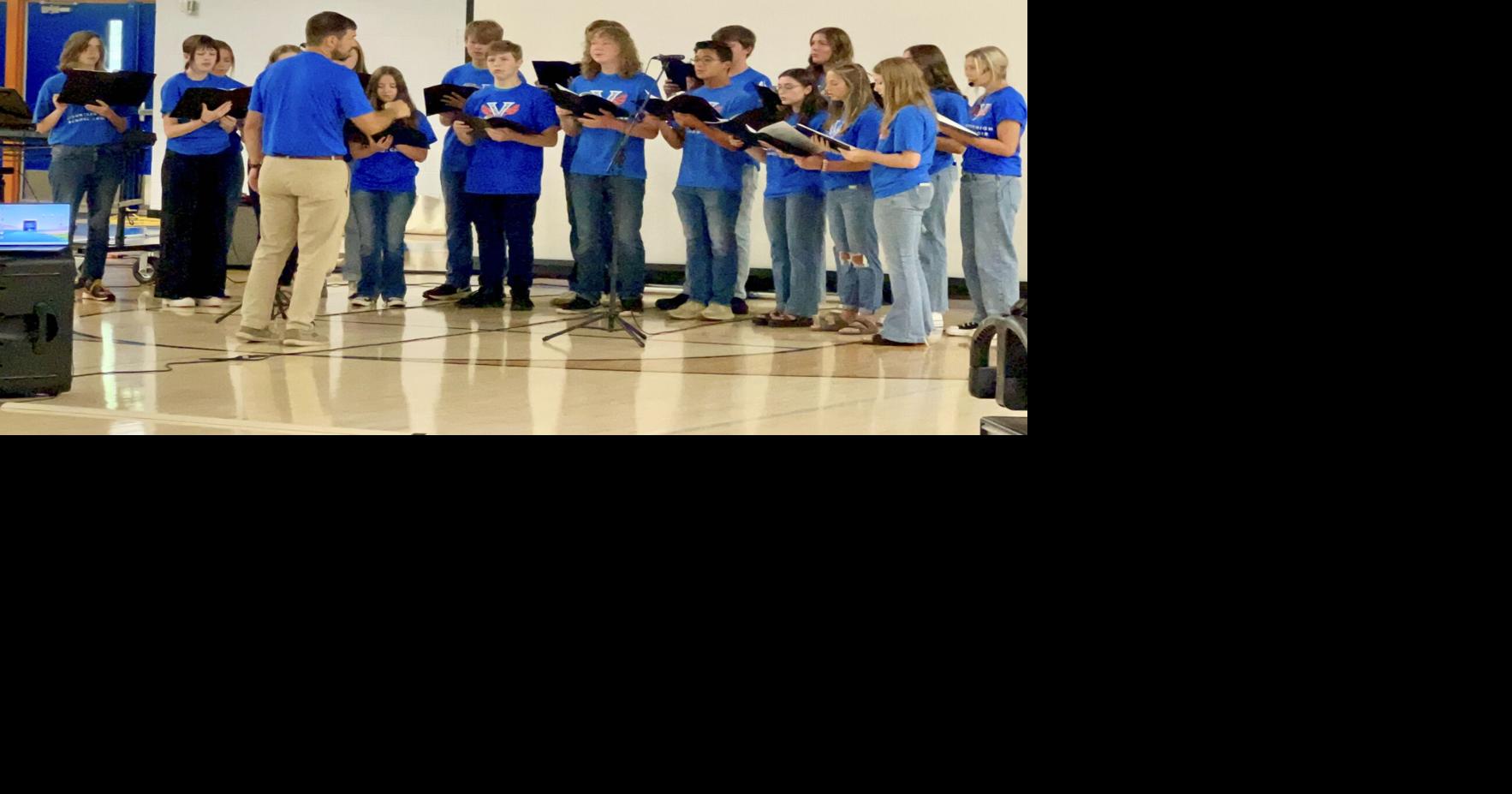 Volunteer Choir performs for annual back to school teacher assembly ...