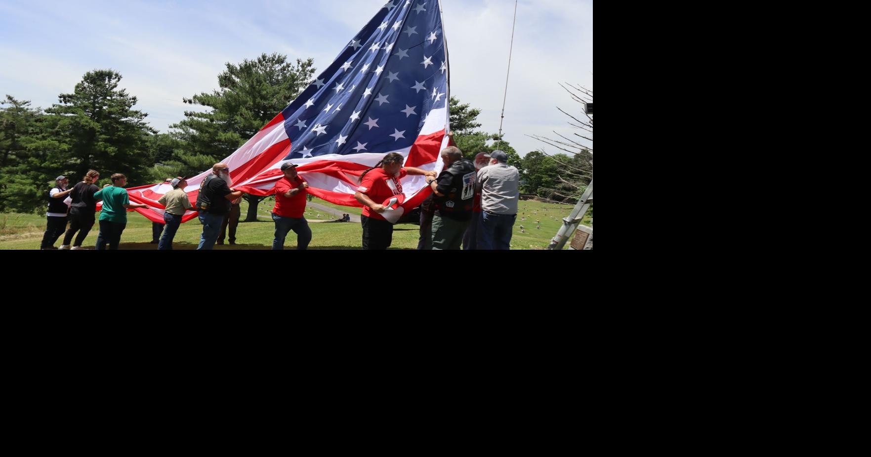 New flag flying over Rogersville City Park in time for Flag Day ...