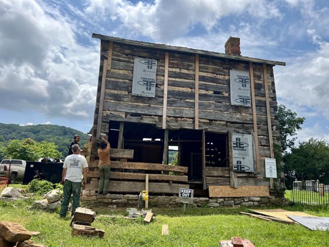 'Like an old cabin': Phase II of historic Powel Law Office restoration ...