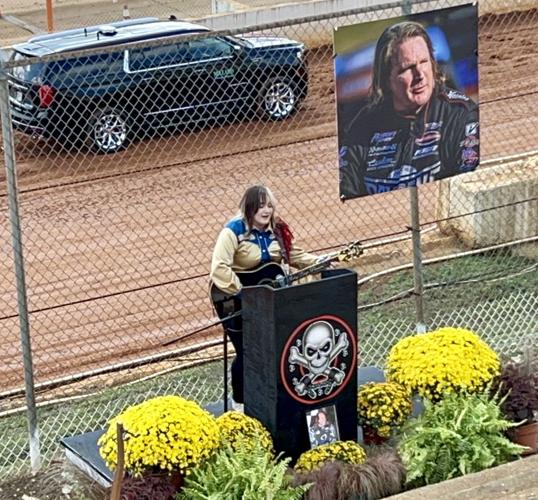 Bloomquist takes the checkers one final time during Celebration of Life ...
