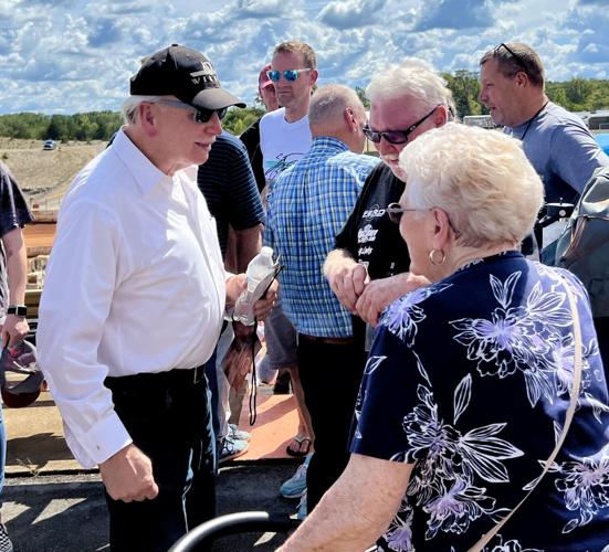 Bloomquist takes the checkers one final time during Celebration of Life ...