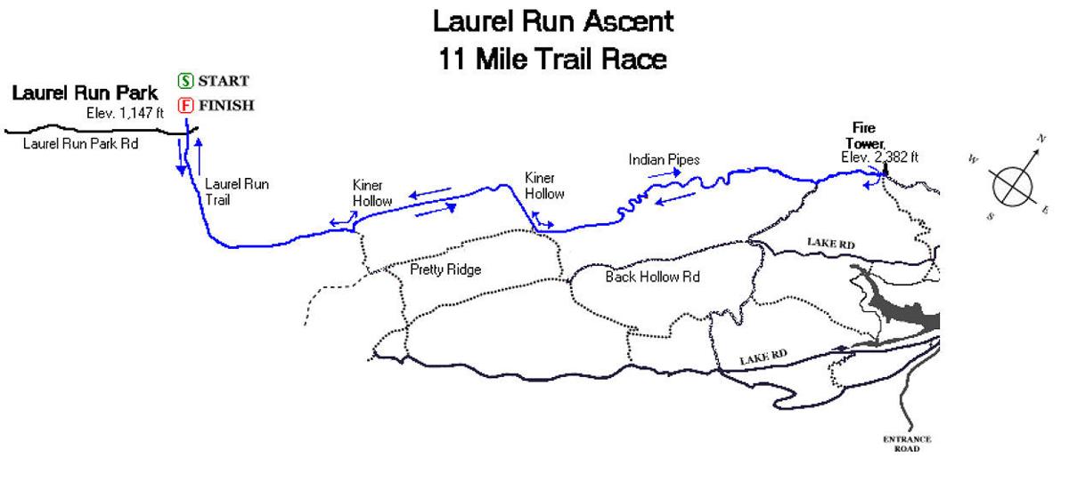 11th Annual Laurel Run Ascent 11-mile trail race set for April 14 ...