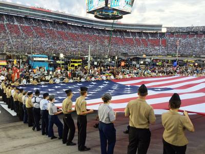 NJROTC unit flies flag at Bristol NASCAR race | Education ...