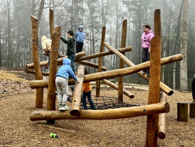 Bays Mountain cuts ribbon on Fox Den playground | Multimedia ...