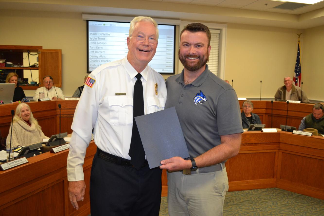 Commission honors Dr. Testerman for years of service to county first ...