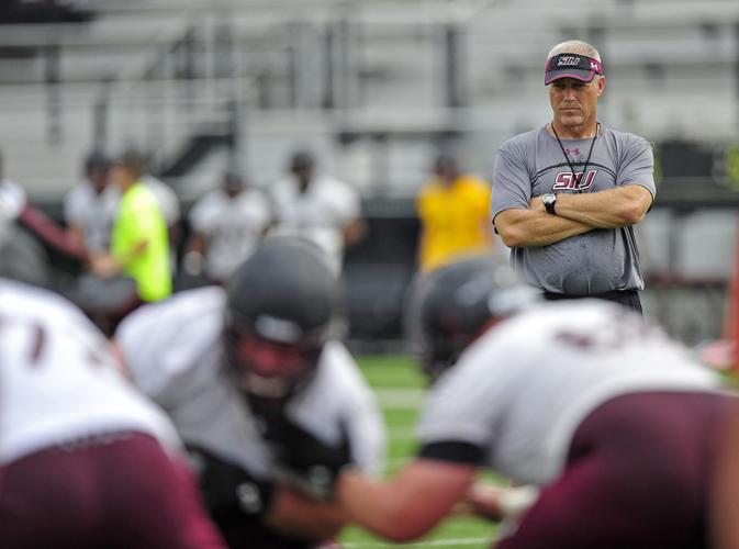 Salukis open search of long-lasting identity at first practice | Local ...