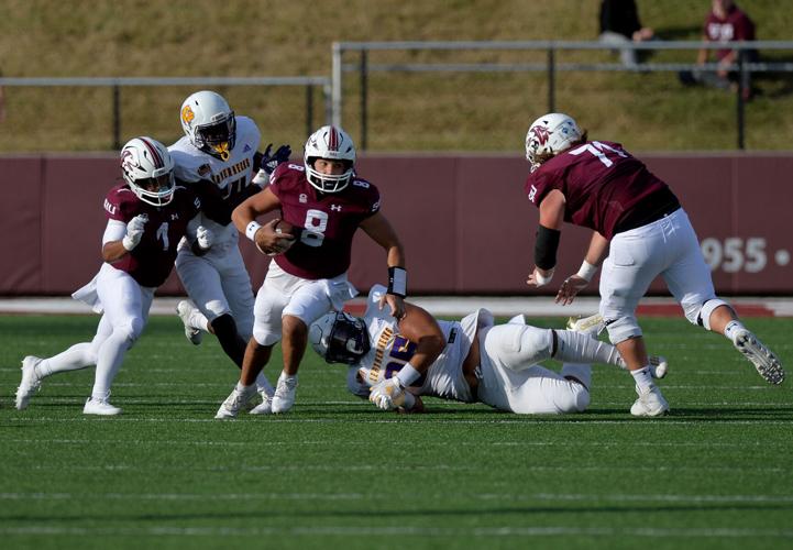 SIU Football | Salukis cruise over Western Illinois, Baker sets record ...