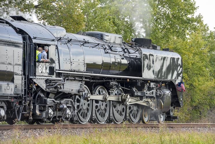 Photos: Locomotive No. 844 steam engine roars through Southern Illinois ...