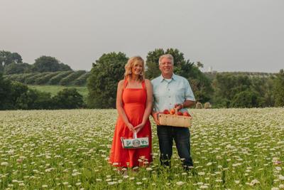Wayne and Michelle Sirles have brought Rendleman Orchards, their farm ...